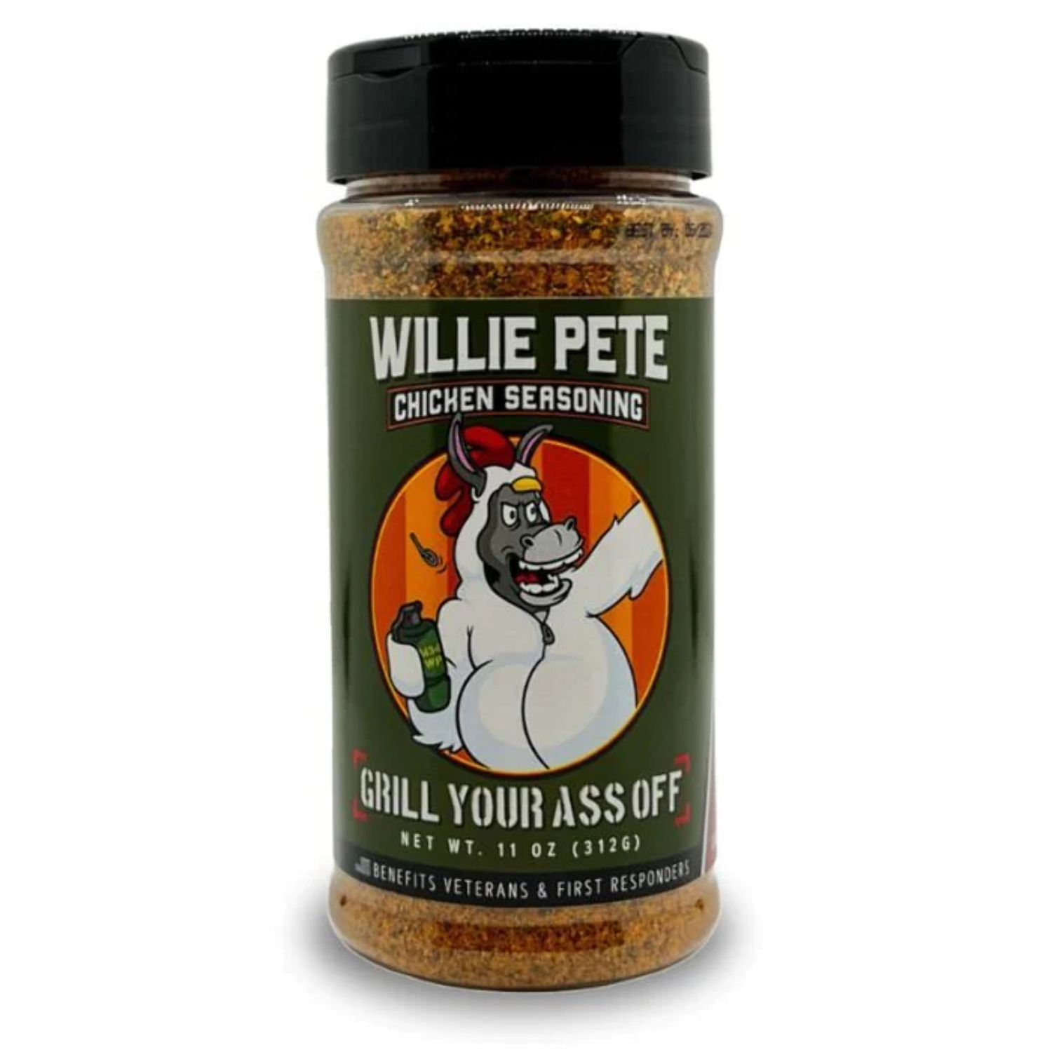 Grill Your Ass Off Willie Pete Chicken Seasoning - MSG & Gluten Free Premium Gourmet BBQ & Grill ...