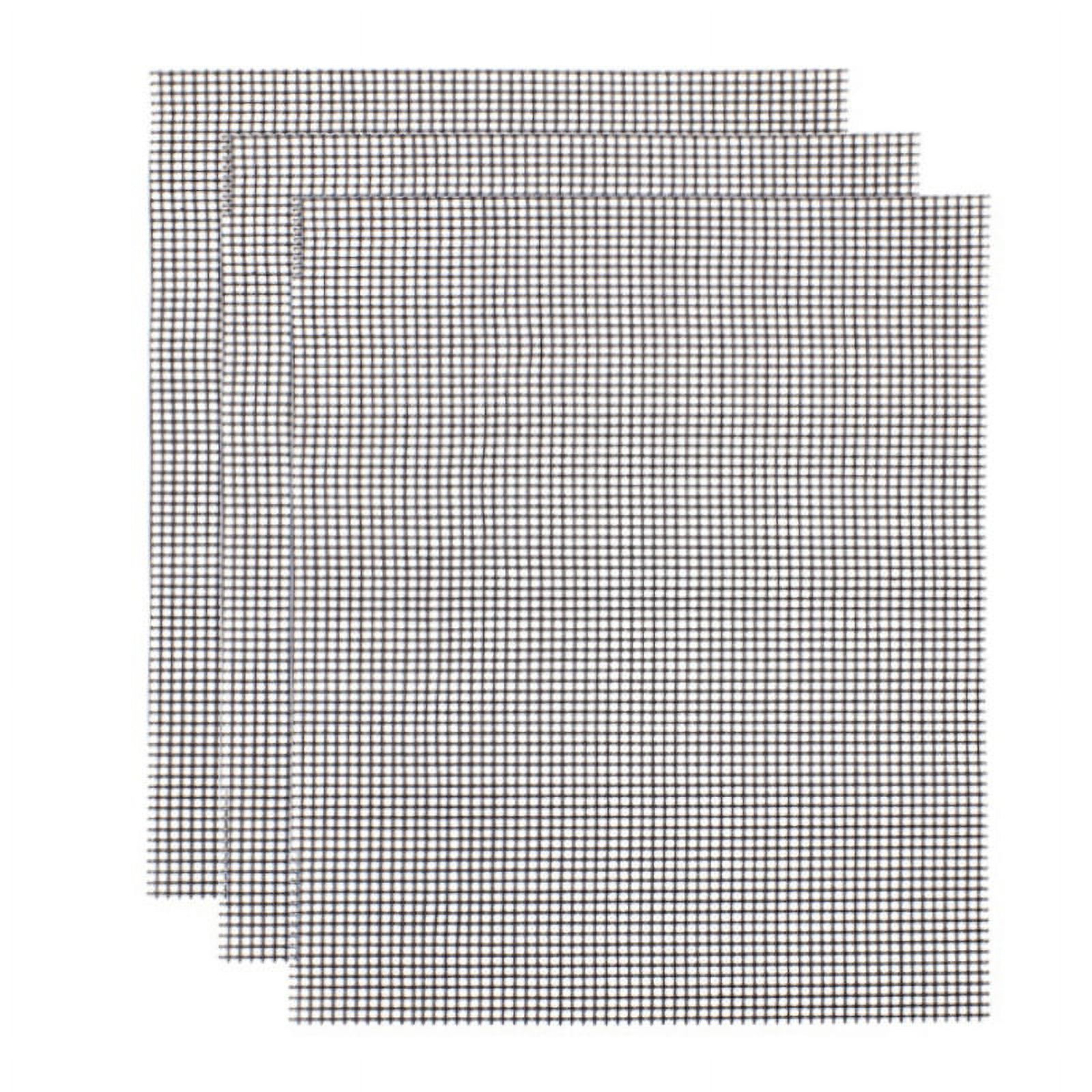 Grill mesh mat - Set of 2/3 Non Stick BBQ Grill mats, Reusable Grilling ...