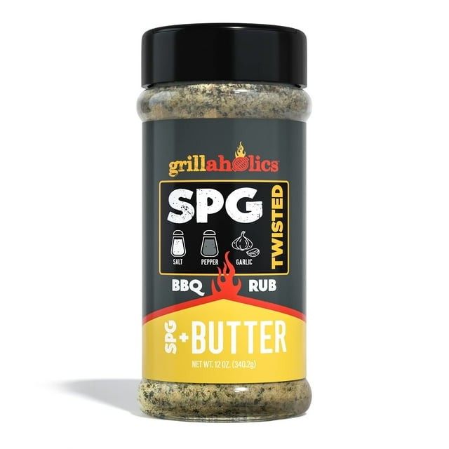 Grillaholics SPG + Butter WHF2 Seasoning - Premium SPG (salt pepper Rub ...