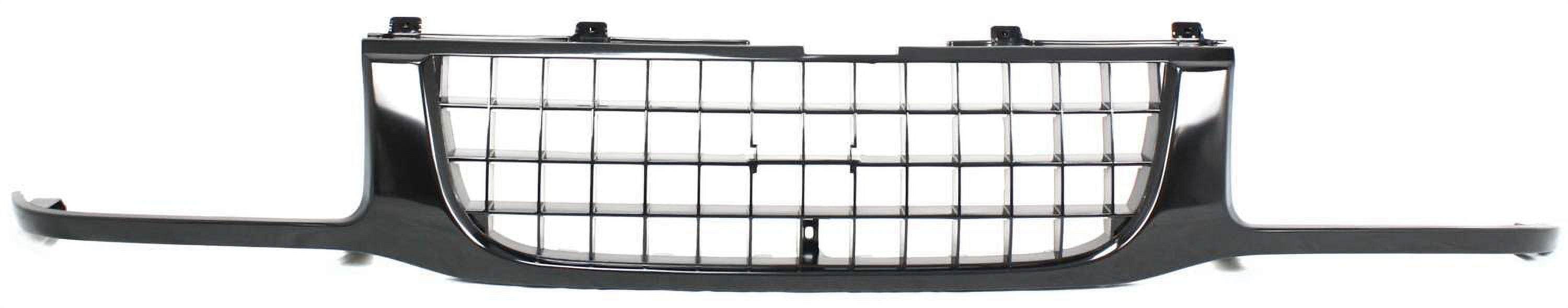 Grille Assembly Compatible With 1993-1997 Isuzu Rodeo Gloss Black Shell ...