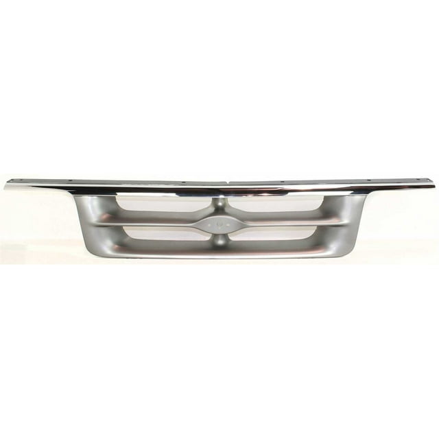 Grille Assembly Compatible With 1995-1997 Ford Ranger Chrome Shell with ...