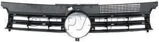 Grille Assembly Compatible With 1999-2006 Volkswagen Golf Shell Black ...