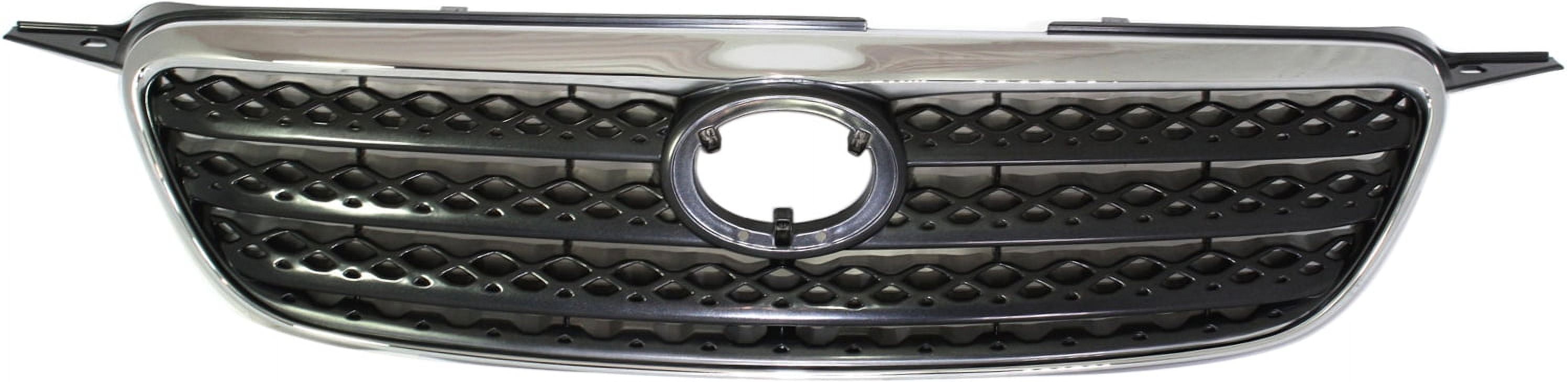 Grille Assembly Compatible With 2005-2008 Toyota Corolla Chrome Shell ...