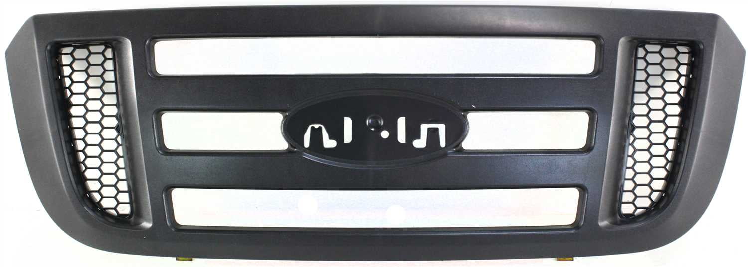 Grille Assembly Compatible With 2006-2011 Ford Ranger Textured Gray ...