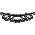 Grille Assembly Compatible With 2012-2014 Toyota Prius V Gray Shell and ...