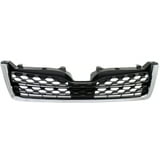 Grille Assembly Compatible With 2014-2016 Subaru Forester Textured Dark ...