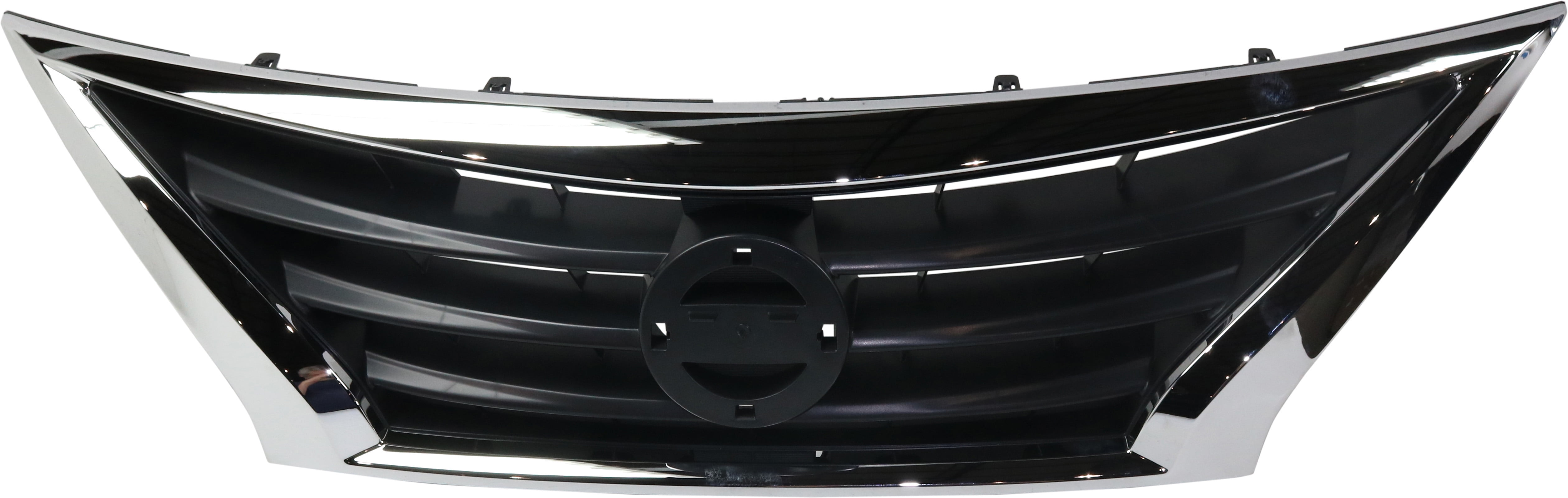 Grille Assembly Compatible With 2015-2019 Nissan Versa Chrome Shell ...