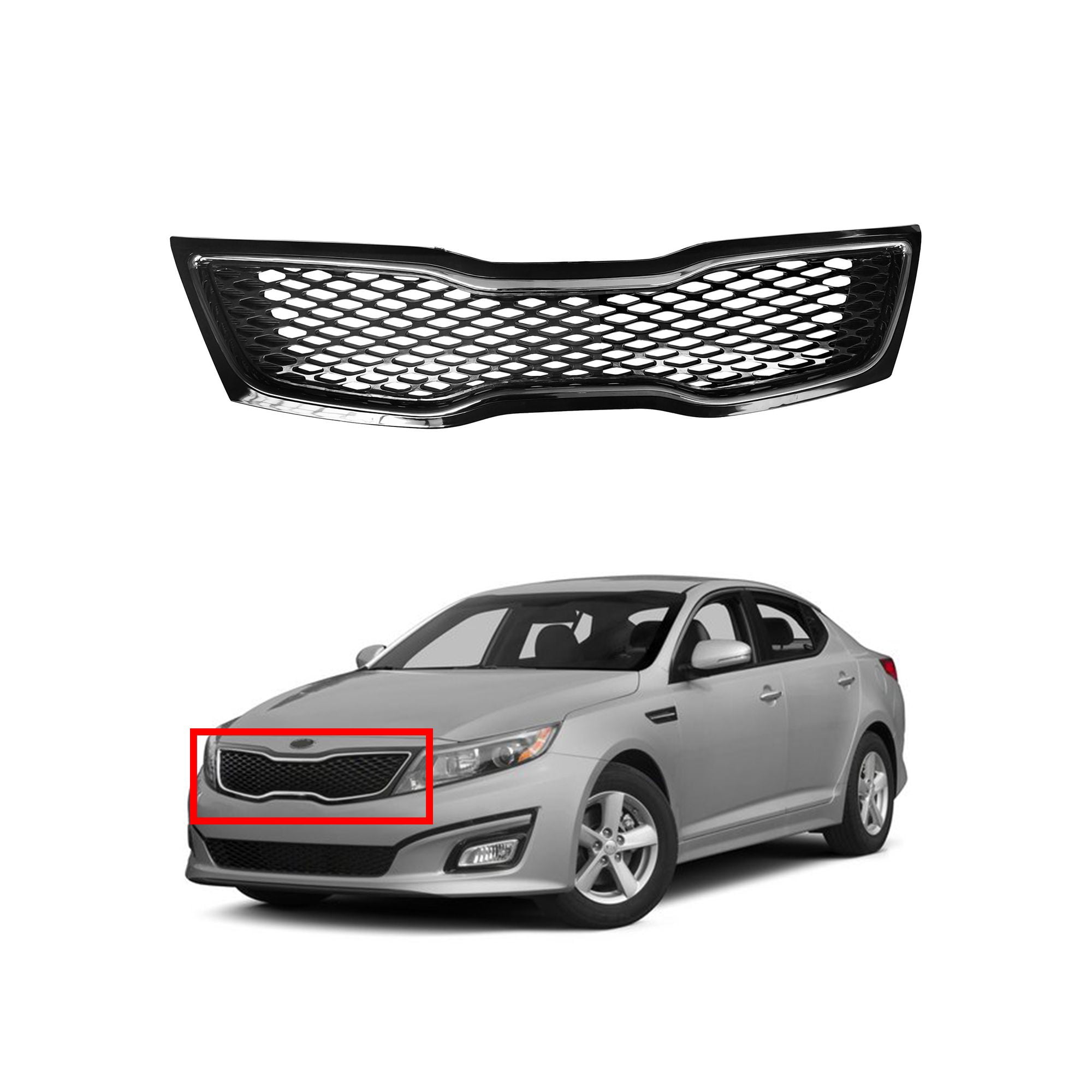Grille Black For 2014 2015 2016 Kia Optima KI1200163 863504C500 ...