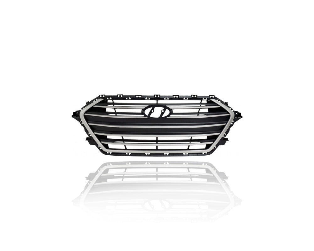 Grille - Compatible/Replacement for '17-18 Hyundai Elantra Sedan SE/SEL ...