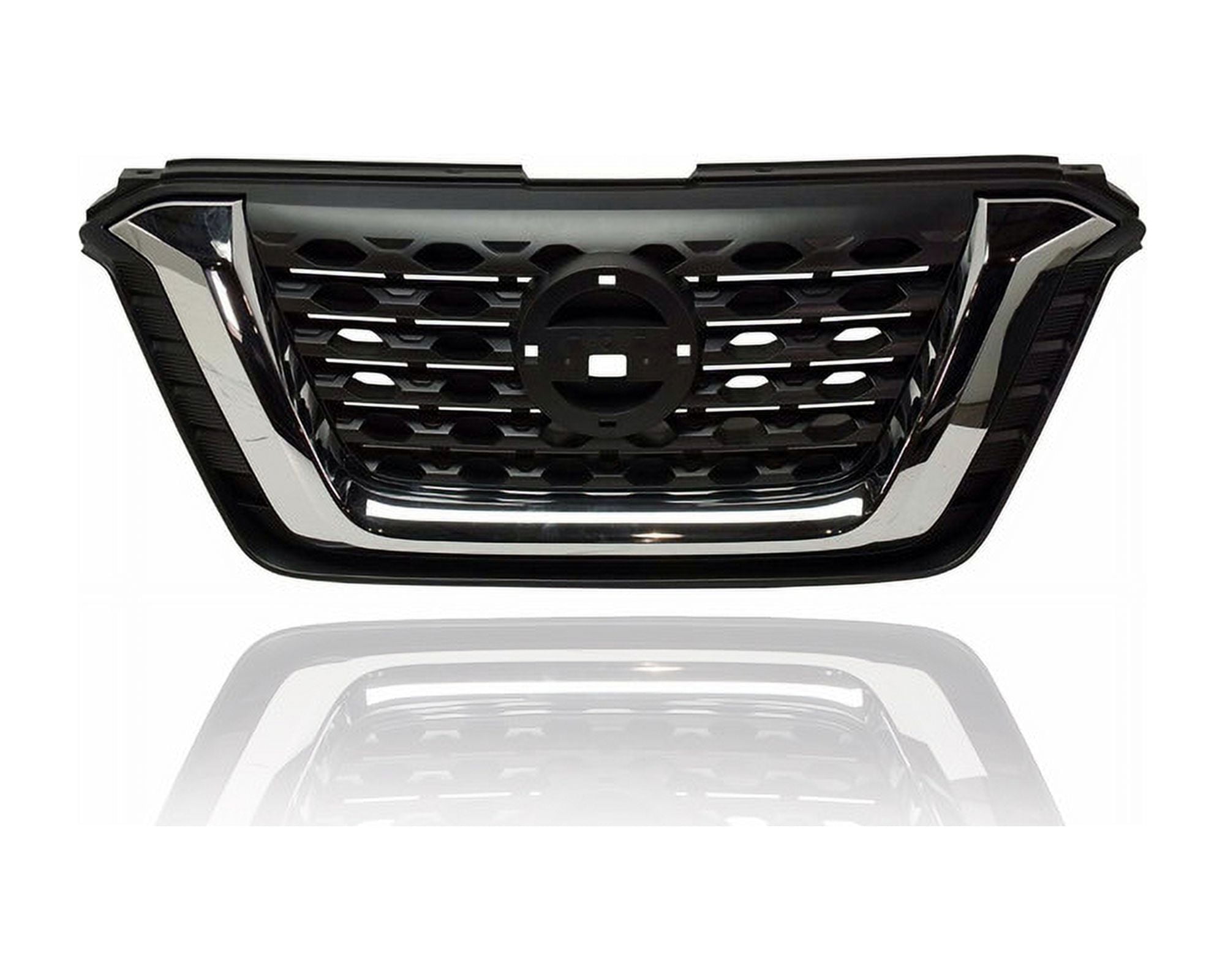 Grille - Compatible/Replacement for '18-20 Nissan Kicks S/SV - Black ...