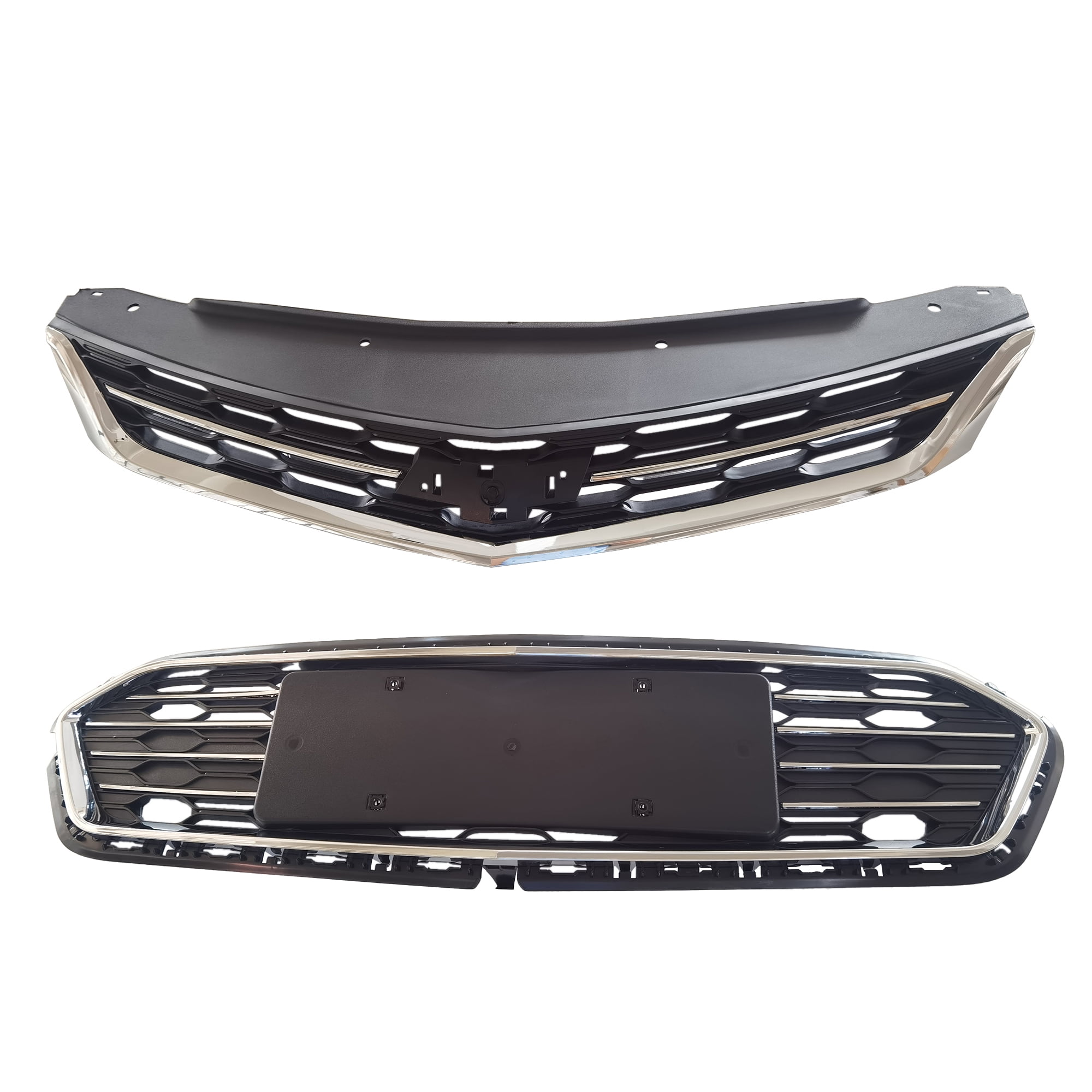 Grille Compatible With 2016 2017 2018 Chevrolet Chevy Cruze Set of 2 ...