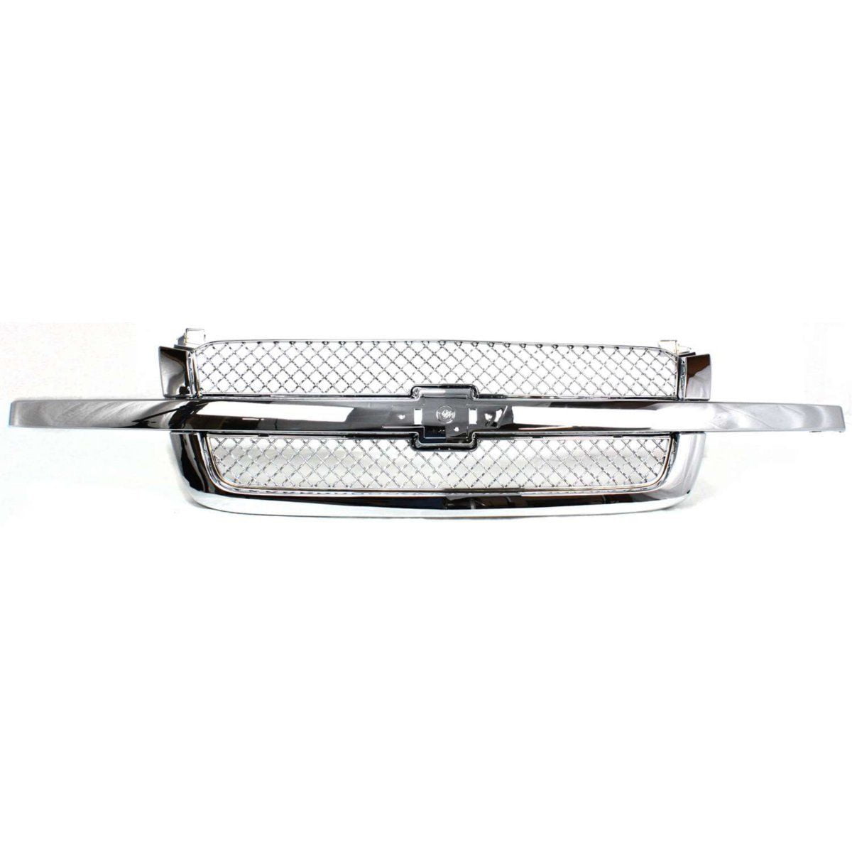 Grille For 2003-2006 Chevrolet Silverado 1500 Avalanche 1500 Chrome ...