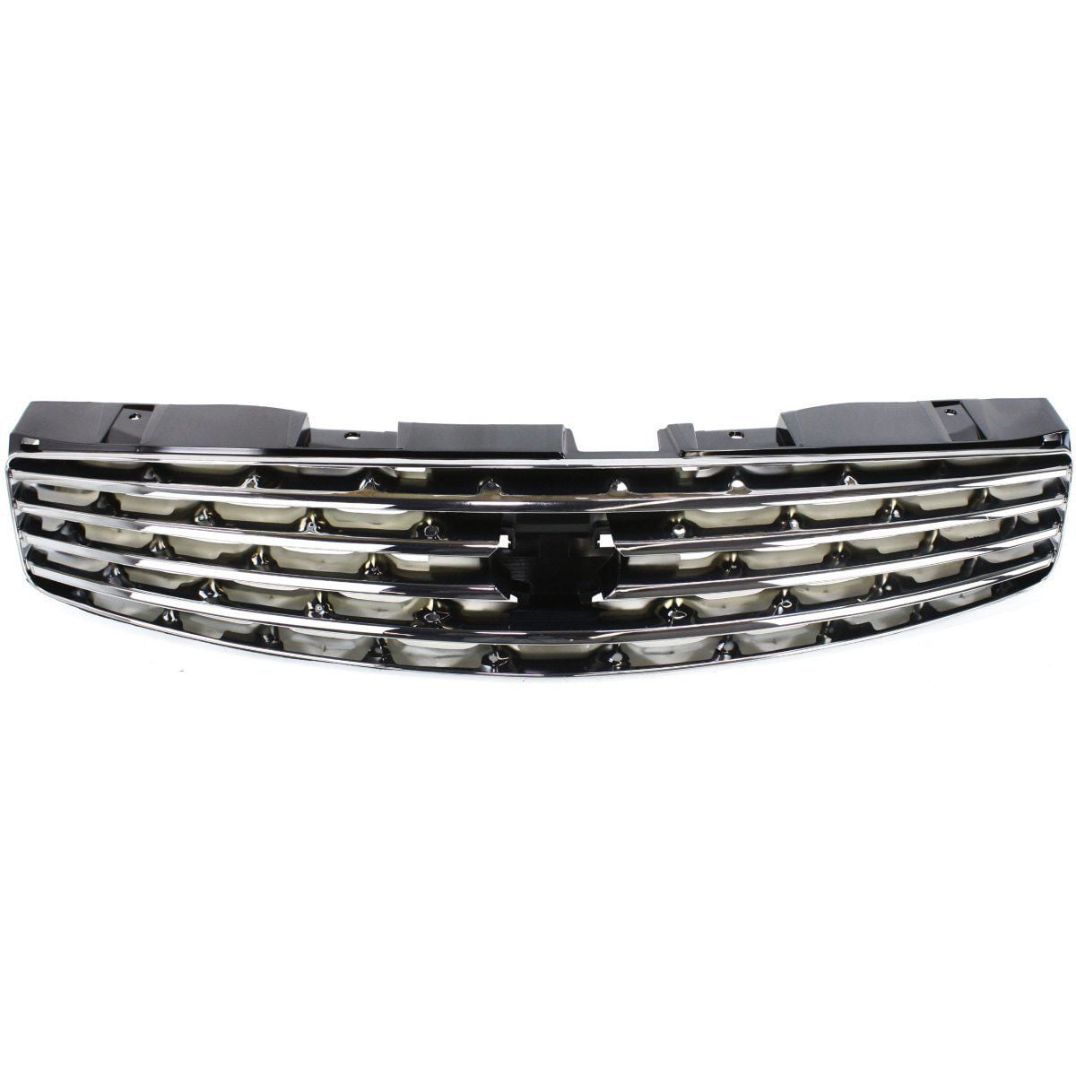 Grille For 2003-2007 Infiniti G35 Coupe Chrome Shell w/ Black Insert ...