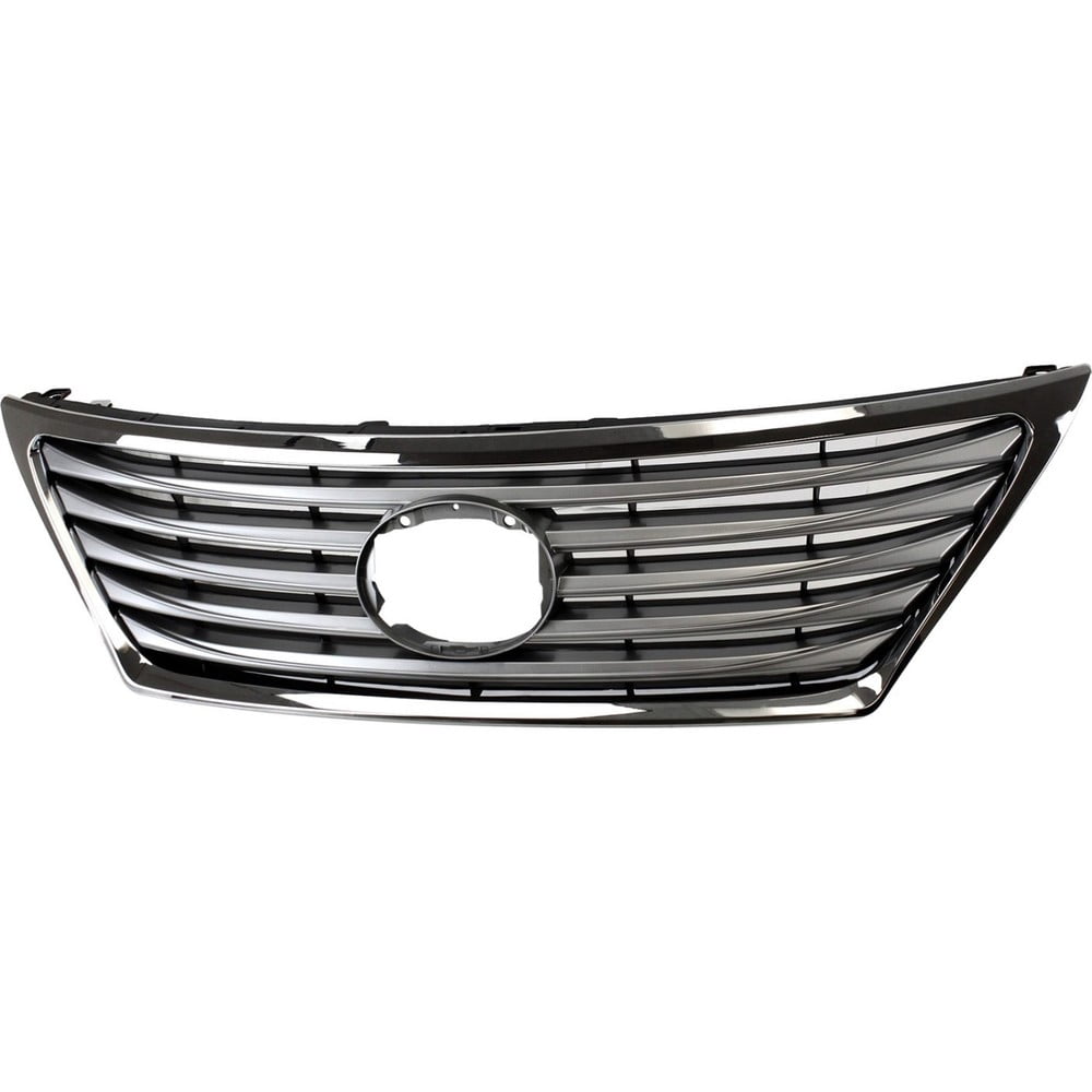 Grille For 2010-2012 Lexus LS460 Chrome Shell w/ Gray Insert Plastic ...