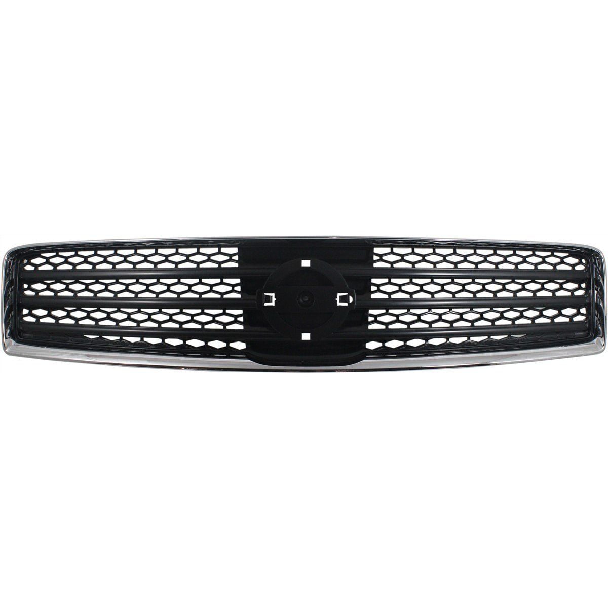 Grille For 2011 Nissan Maxima Chrome Shell w/ Black Insert Plastic ...