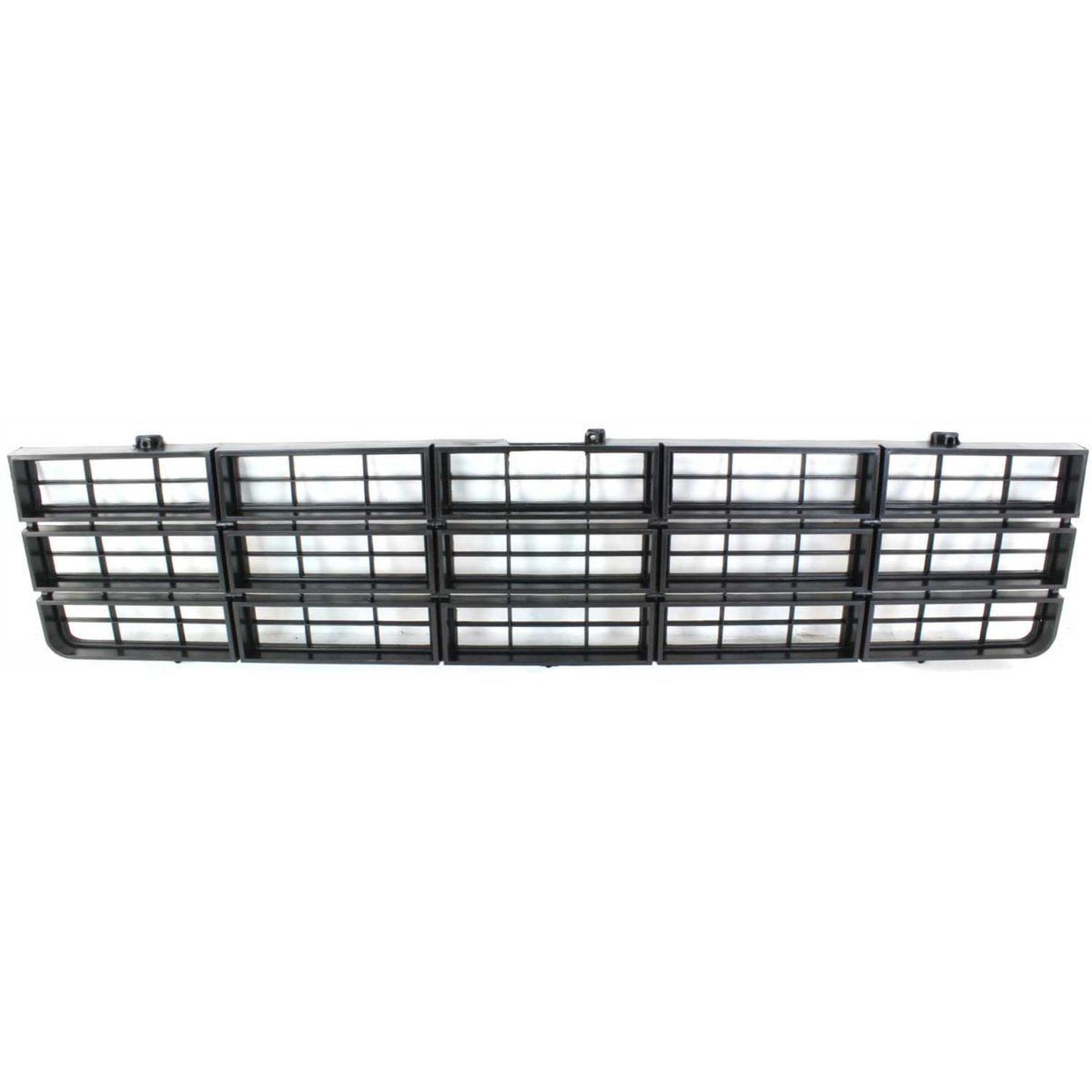 Grille For 77-80 Chevrolet C10 K10 Silver Shell w/ Black Insert Plastic ...