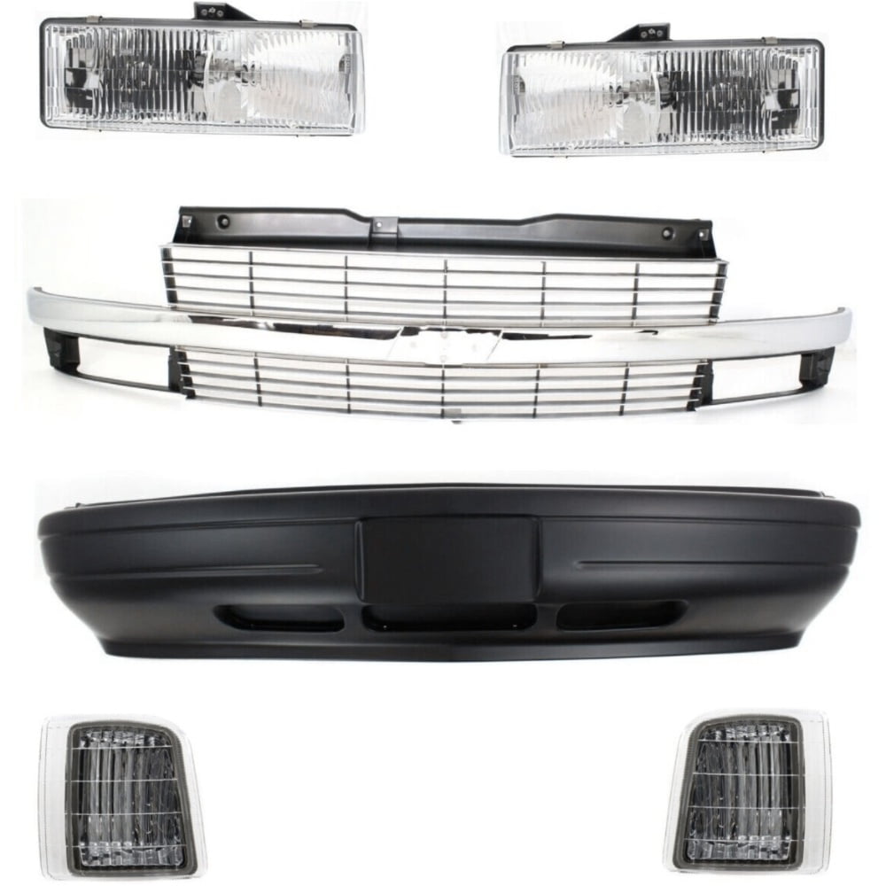 Grille For 96-05 Chevy Astro with Bumper Cover Corner Lights ...