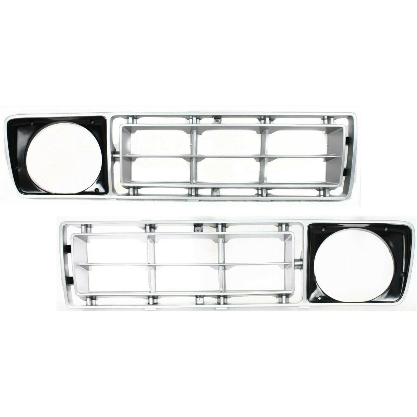 Grille For F100 F150 F250 F350 F500 Set of 2 Left & Right Side Silver ...