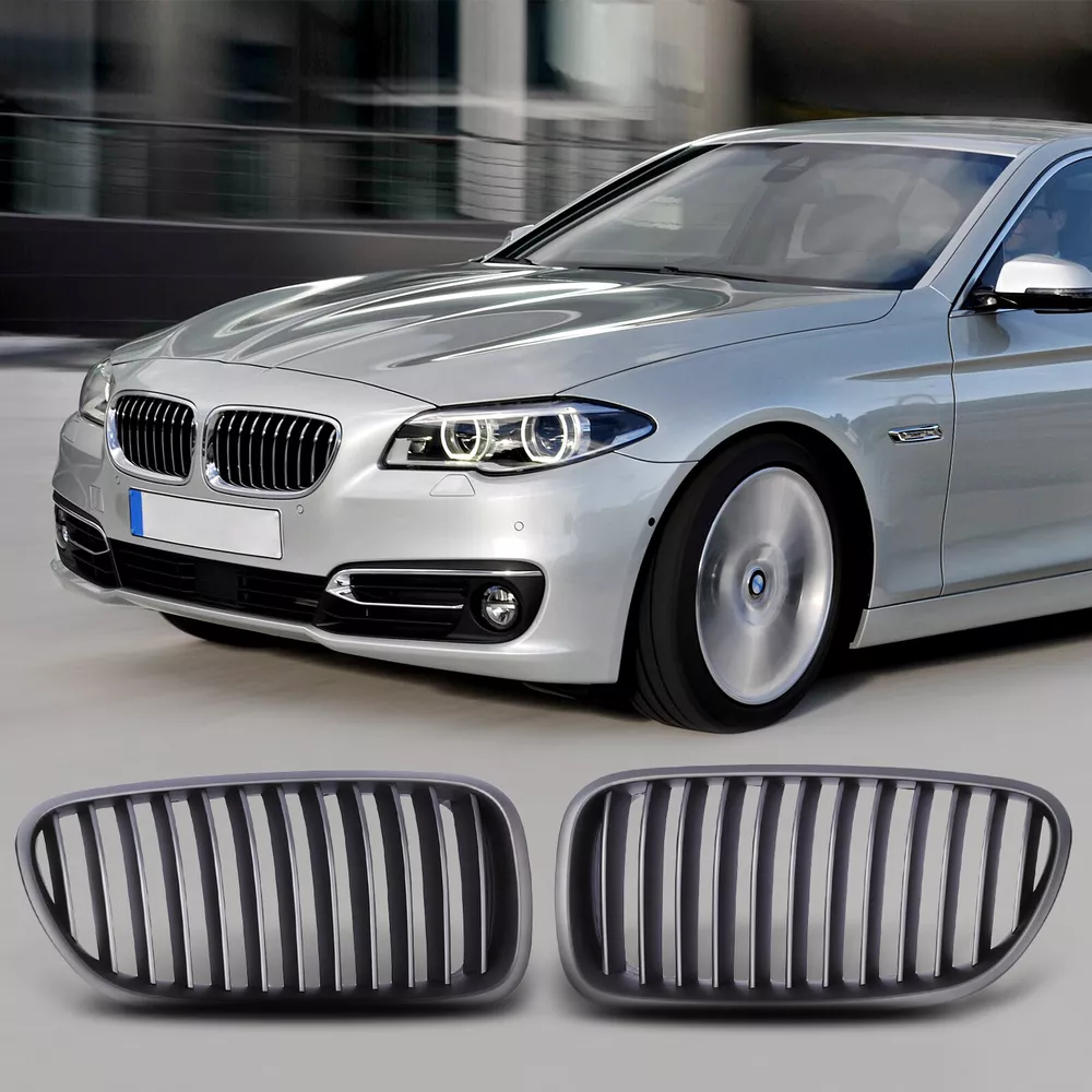 Grille Front Kidney Grill Matte Black for BMW F10 M5 528i 535i 550i ...