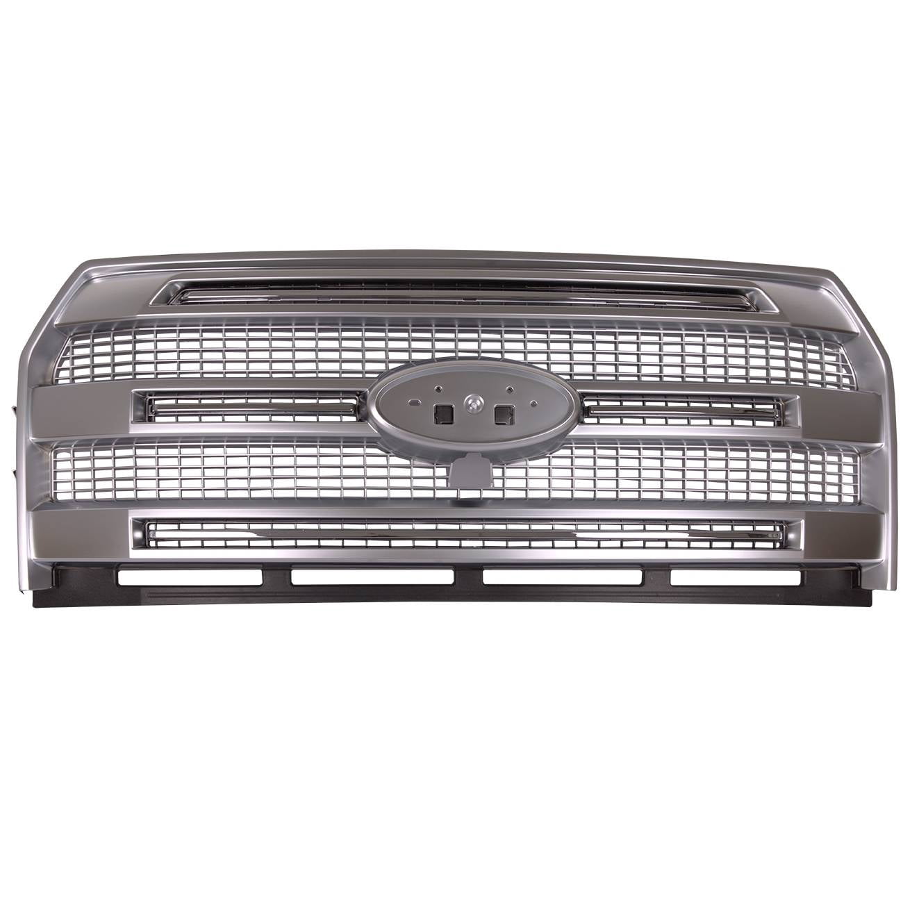 Grille Front Side Golden Chrome Luxurious Radiator for Ford for F150 ...
