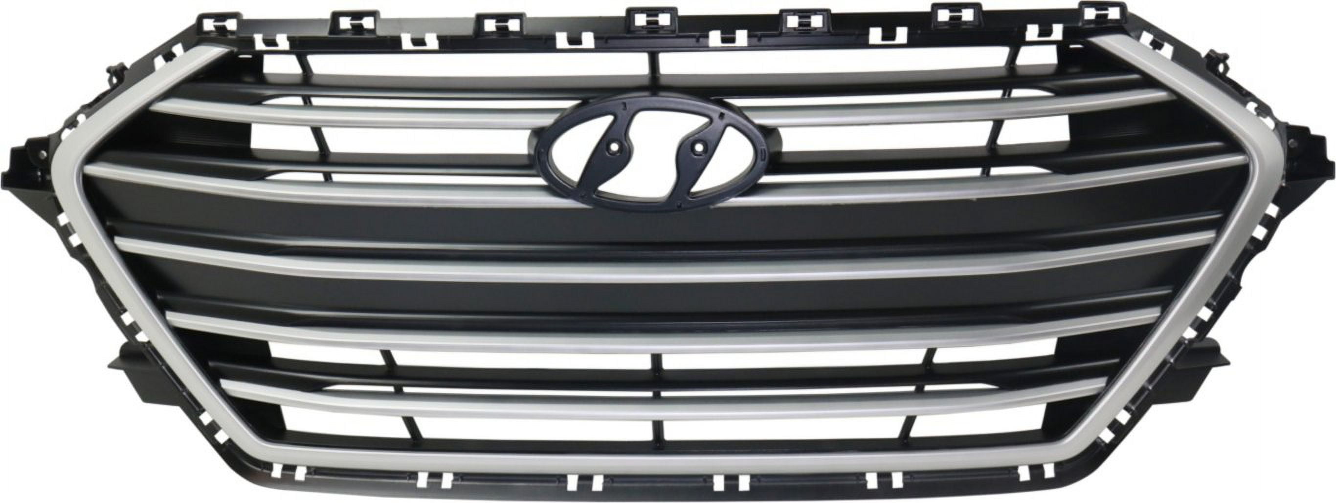 Grille Grill 86350F2000 for Hyundai Elantra 2017-2018 - Walmart.com