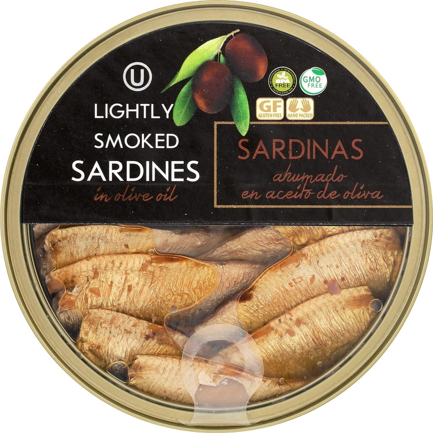 Grilled Catch Wild Caught Brisling Sardines Lightly Smoked in olive oil ...