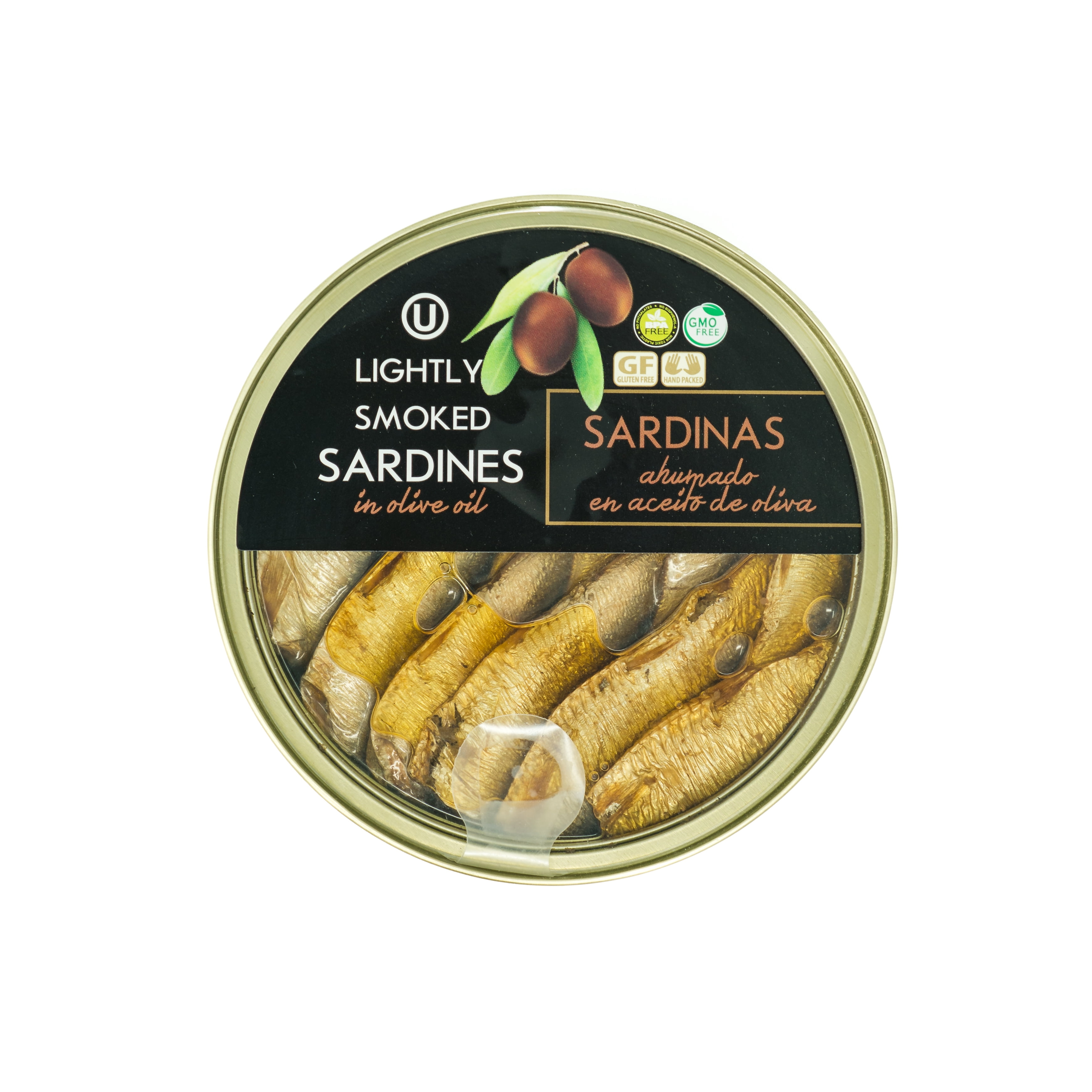Grilled Catch Wild Caught Brisling Sardines, Lightly Smoked Fish in ...