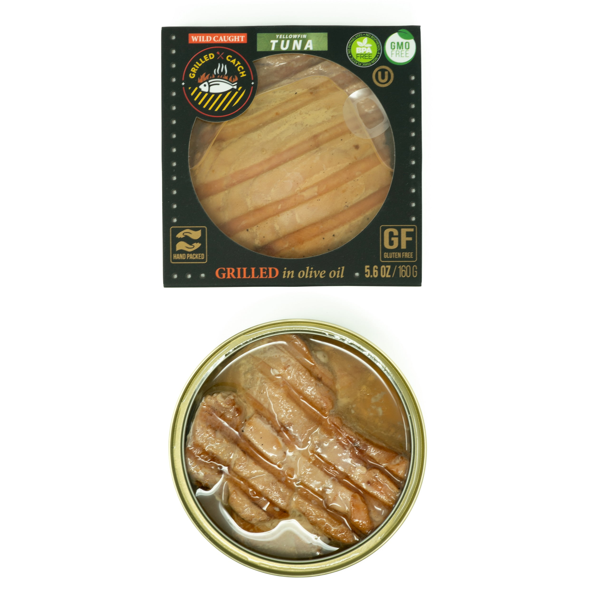 Grilled Catch Wild Caught Grilled Yellowfin Tuna Fillets in Olive Oil 5 ...