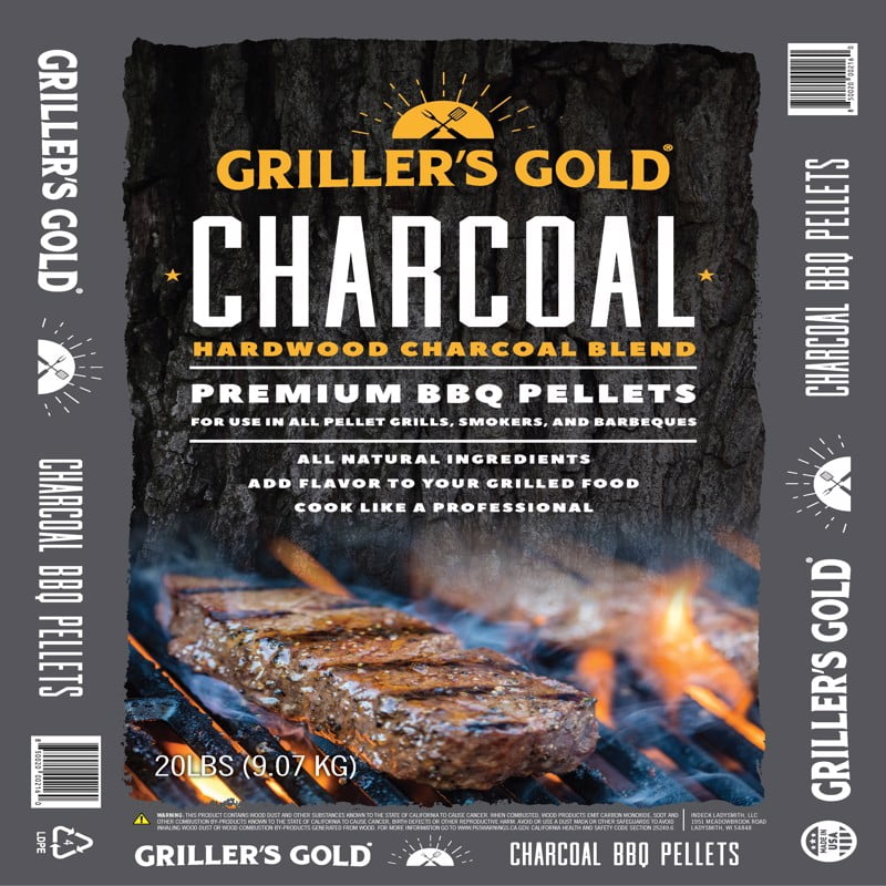 Griller's Gold Hardwood Charcoal Premium Blend All Natural Pellets 20 lb Bag - Walmart.com