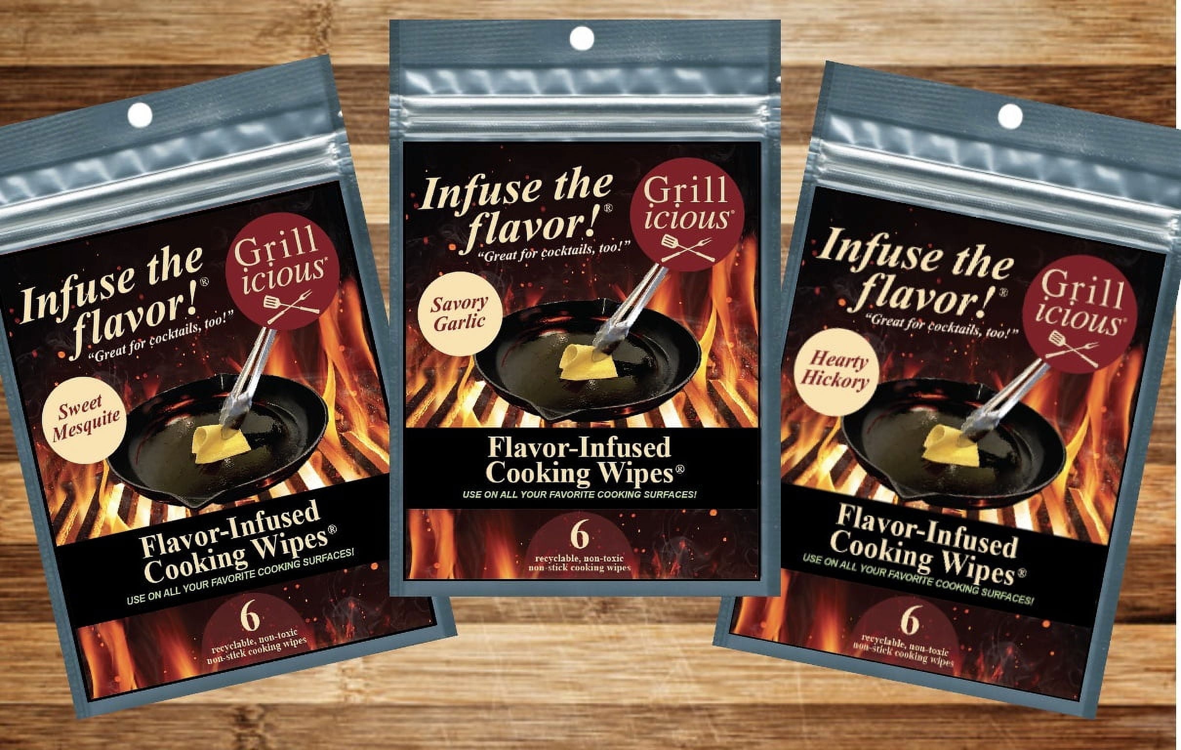 Grillicious SAVORY & SMOKEY - Garlic, Mesquite & Hickory Cooking and ...