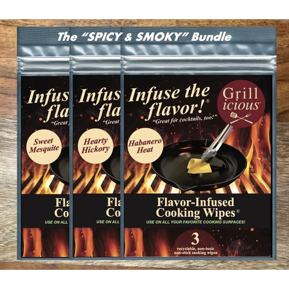 Grillicious Spicy & Smokey Mesquite, Hickory, Habanero Flavor-Infused ...