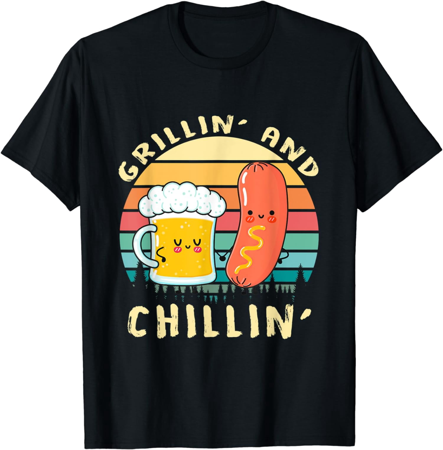 Grillin Chillin Refillin Grill Things Barbecue BBQ PItmaster T-Shirt ...