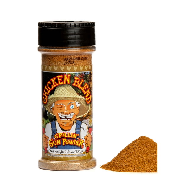 Grillin' GunPowder Chicken Seasoning 5.5 oz - Walmart.com
