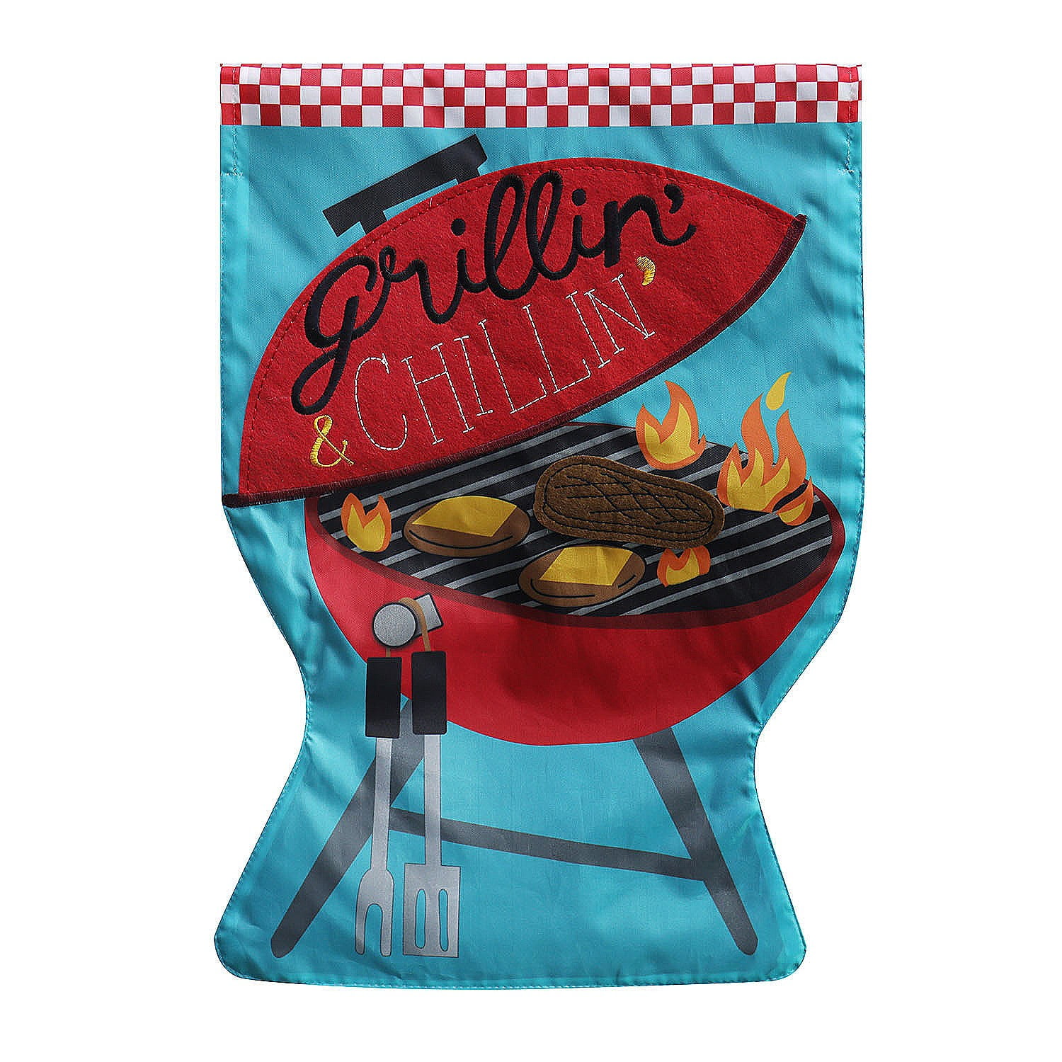 Grillin? and Chillin?, Garden Flag - Walmart.com