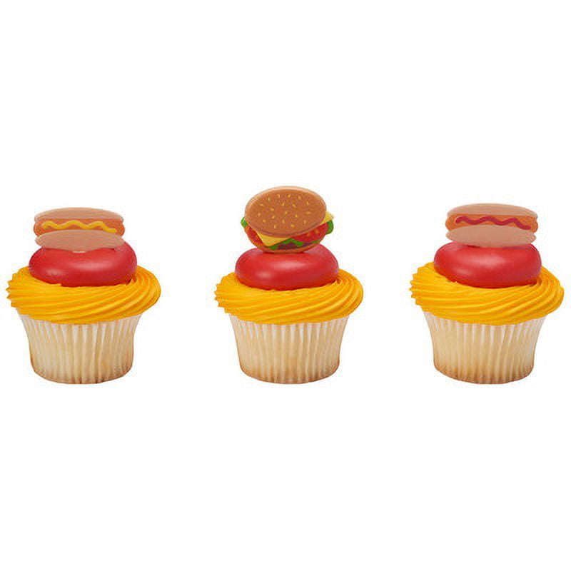 Grilling Food Hamburger Hot Dogs -24pk Cupcake / Desert / Food ...