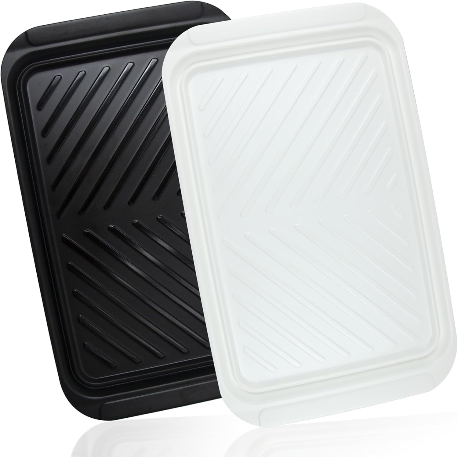 Grilling Prep and Serving Platter, BBQ Tray for Raw and Cooked Food ...