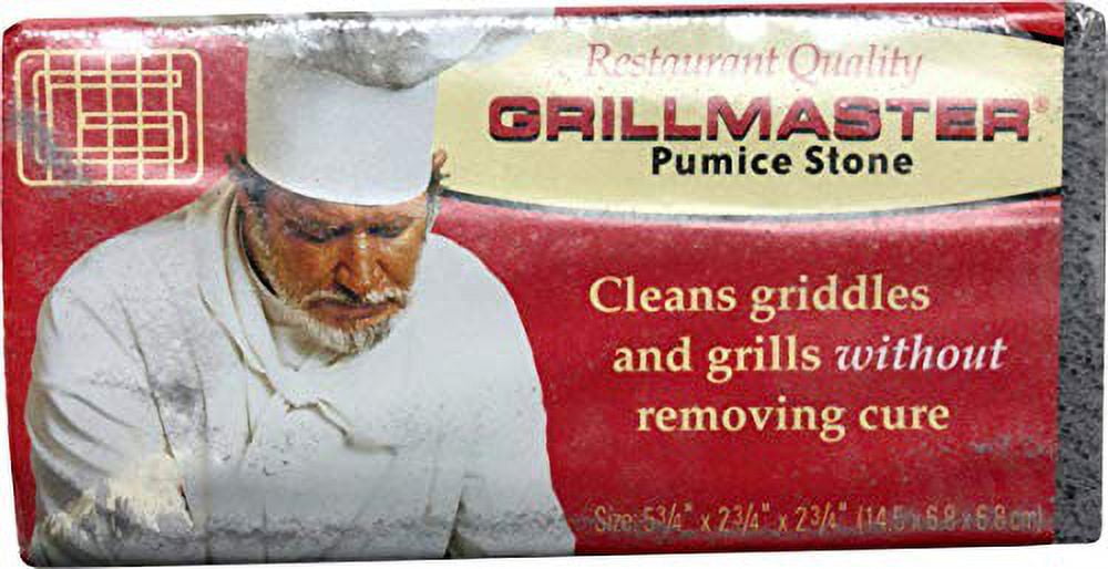 Grillmaster GM36 100% Natural Pumice Stone, Grill Cleaning Brick, Large ...