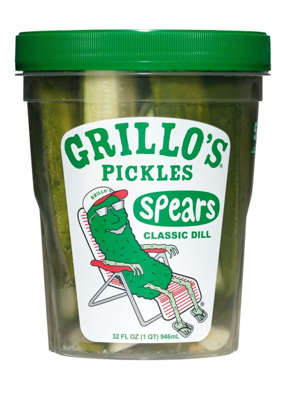Grillo's Pickles Pickles & olives in Condiments - Walmart.com