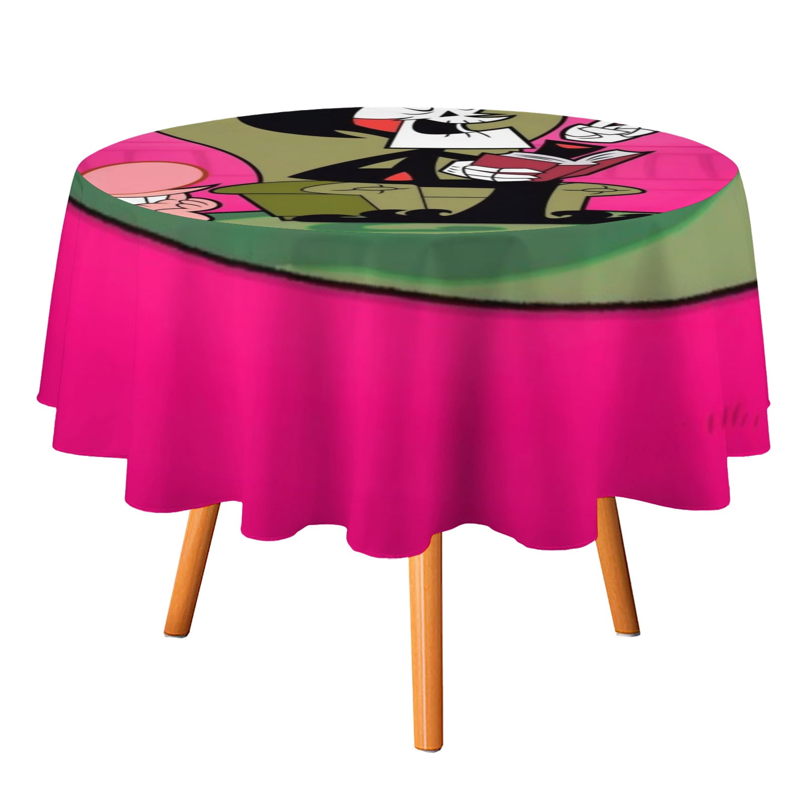 The Grim Adventures of Billy and Mandy-Theme Round tablecloth has an ...