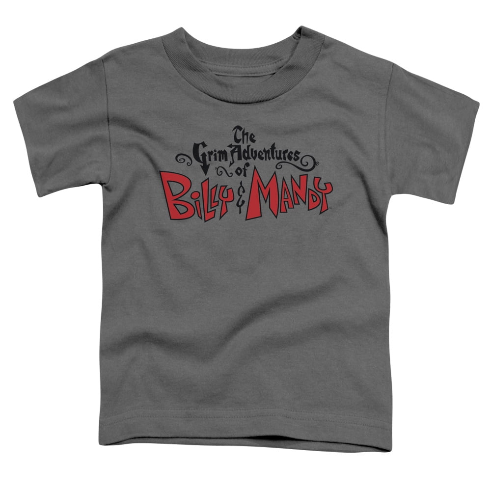 Grim Adventures Of Billy And Mandy - Grim Logo - Toddler Short Sleeve Shirt - 2T - Walmart.com