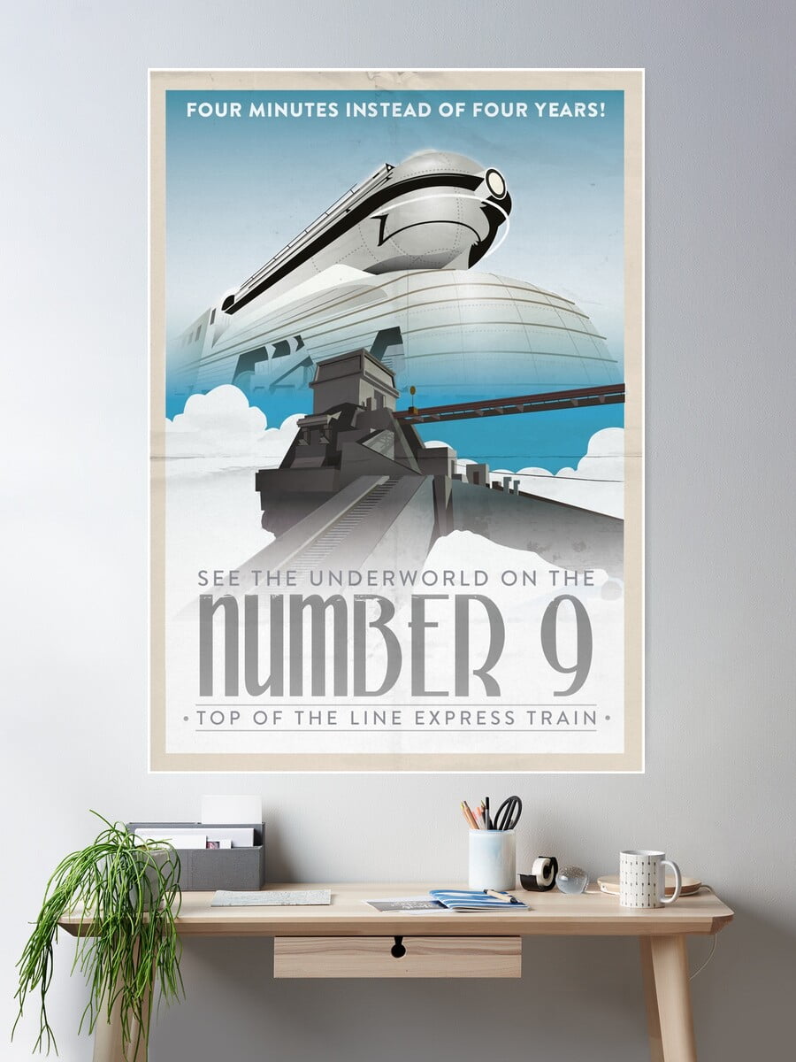 Grim Fandango Travel Posters - Number Nine Poster Wall Art, Modern Wall ...