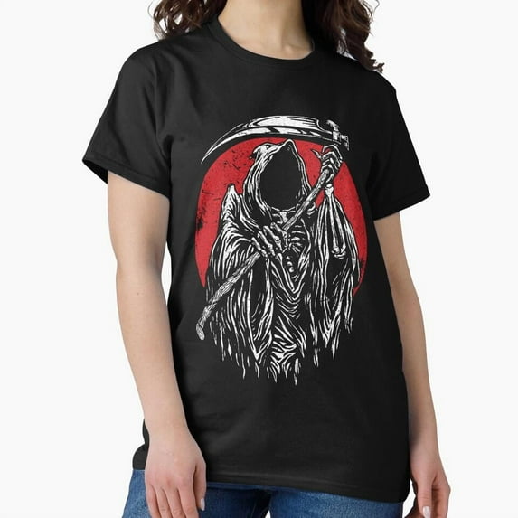 Grim Reaper Angle of Last Breath Funny Misspelling H43165 T-Shirt, for ...