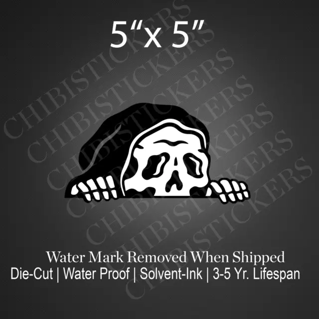 Grim Reaper Death Ghost Bumper Sticker Vinyl Sticker Decal Phone Decal ...