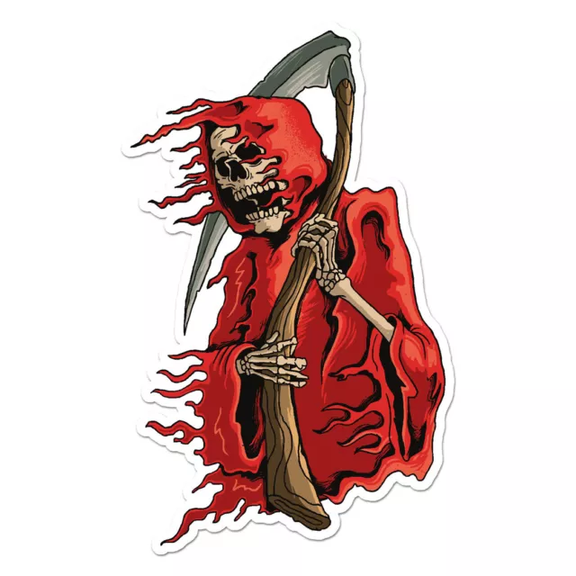 Grim Reaper Death Sticker Phone Decal Water Bottle Stickers Car Decals ...