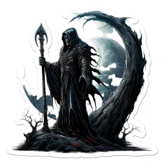 Grim Reaper Death Sticker Phone Decal Water Bottle Stickers Car Decals ...