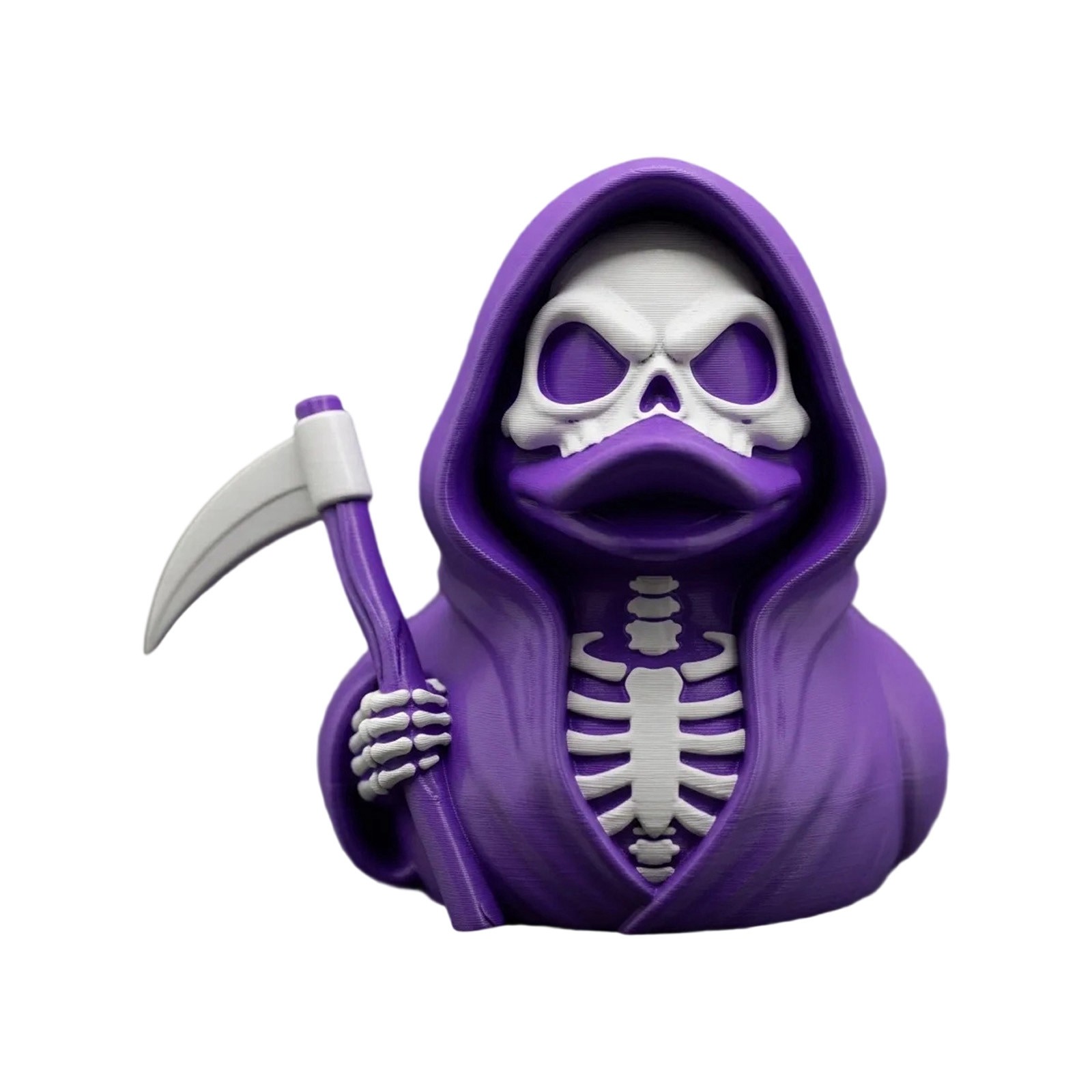 Grim Reaper Duck Figurine - Halloween Gothic Decor - Spooky Rubber Duck ...