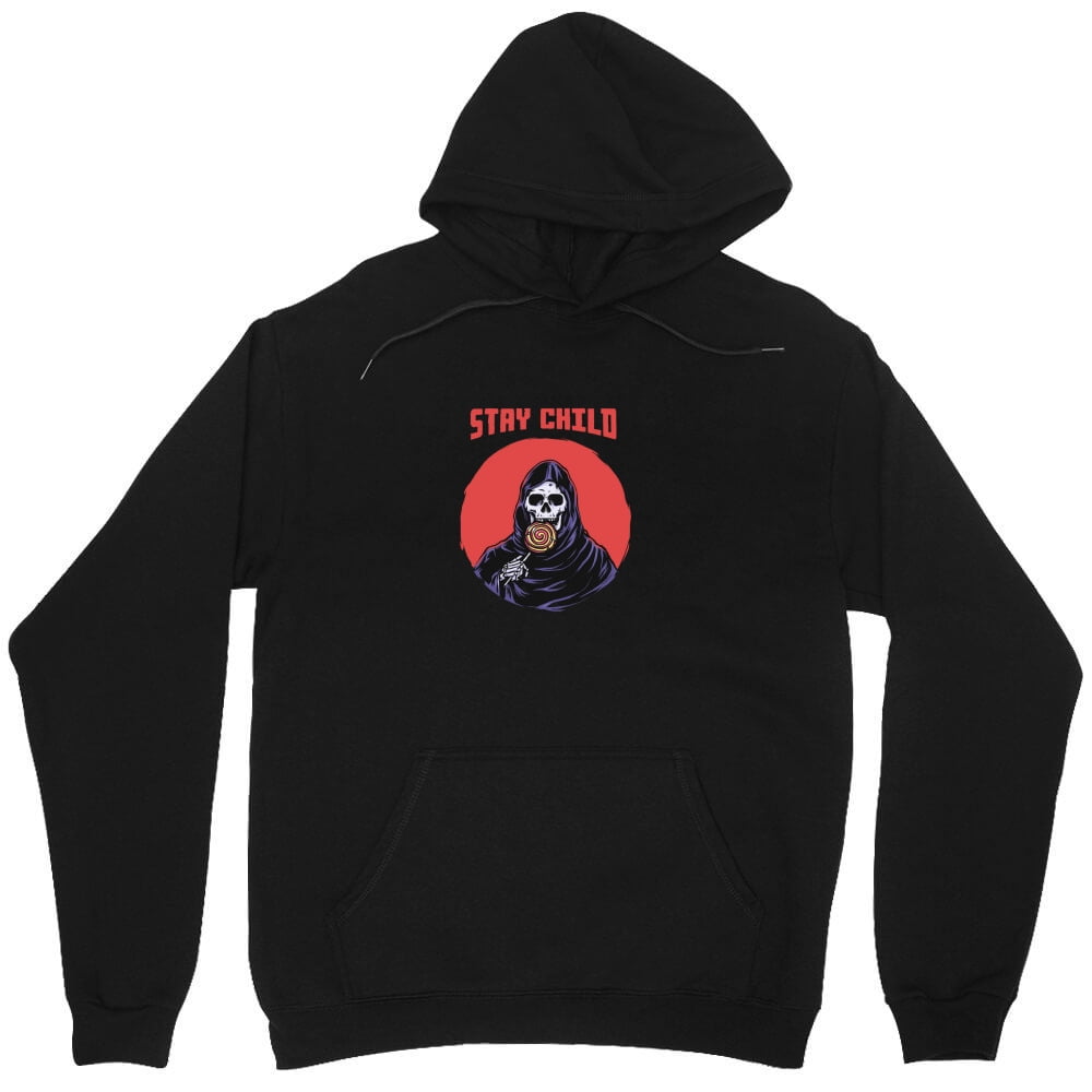 Grim Reaper Eating Lollipop Retro Illustration Graphic Funny Dark Humor ...