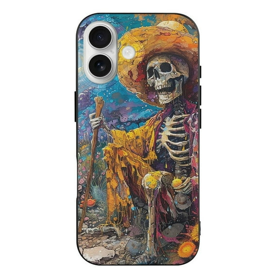 Grim Reaper Funny Games Psychedelic Phone Case Compatible with iPhone ...