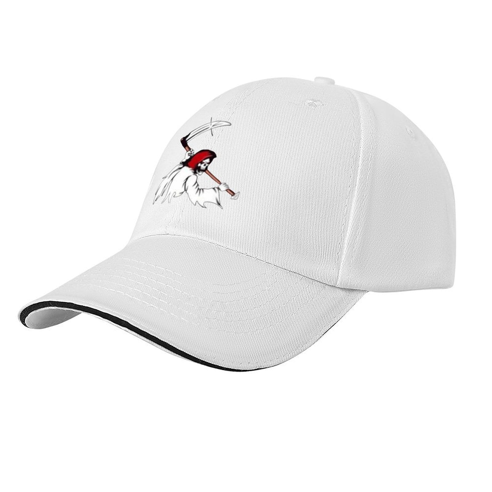 Grim Reaper Moon Print Baseball Cap Adjustable Strap for Running ...
