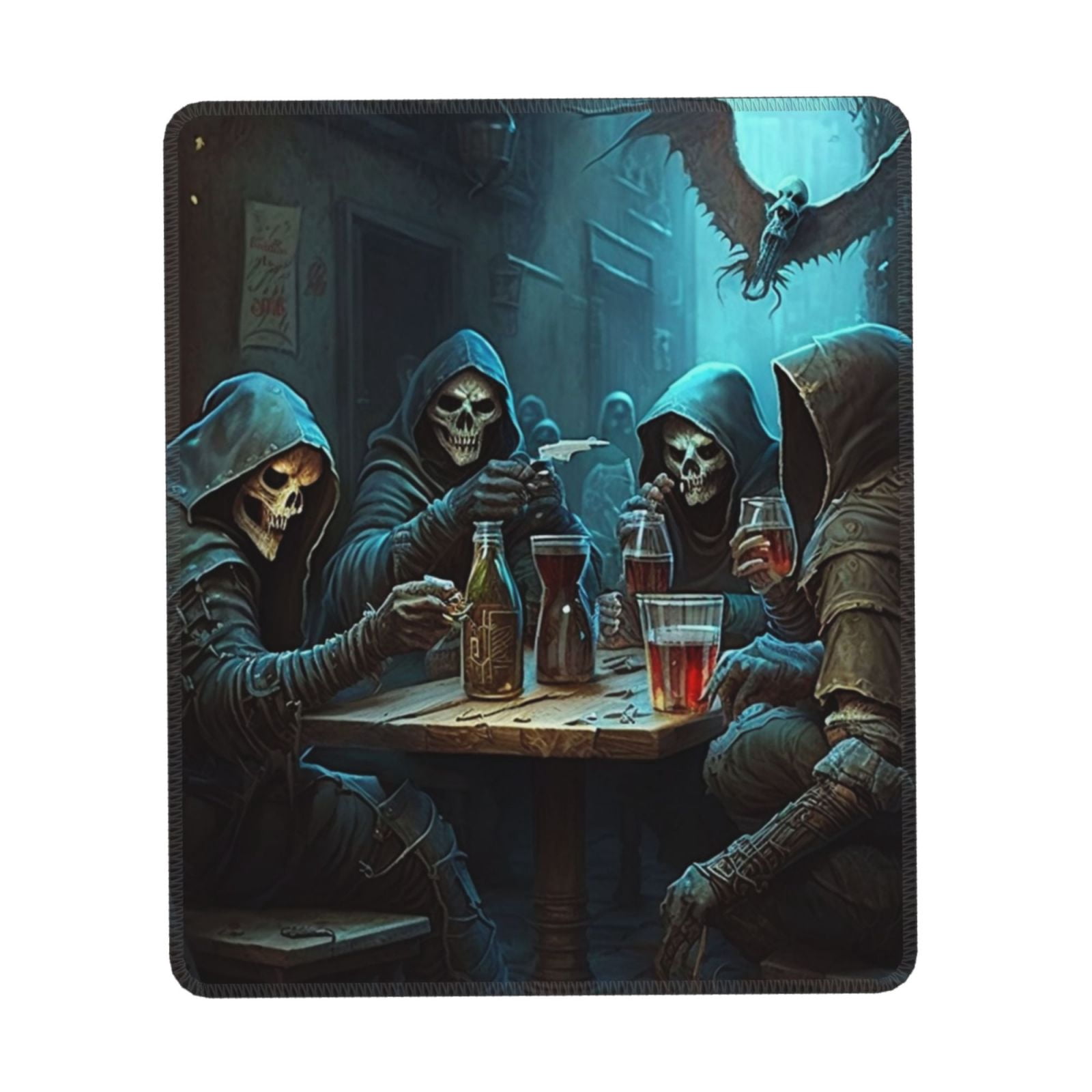 Grim Reaper Party Cool Gaming Mouse Pad 8.3 x 10.3 in Rectangle ...
